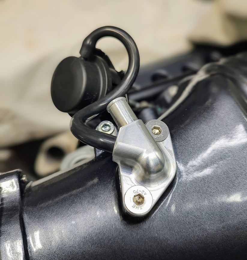 Fiero 3800sc swap billet aluminum vacuum tree and PCV plate. – FIERO SPACE